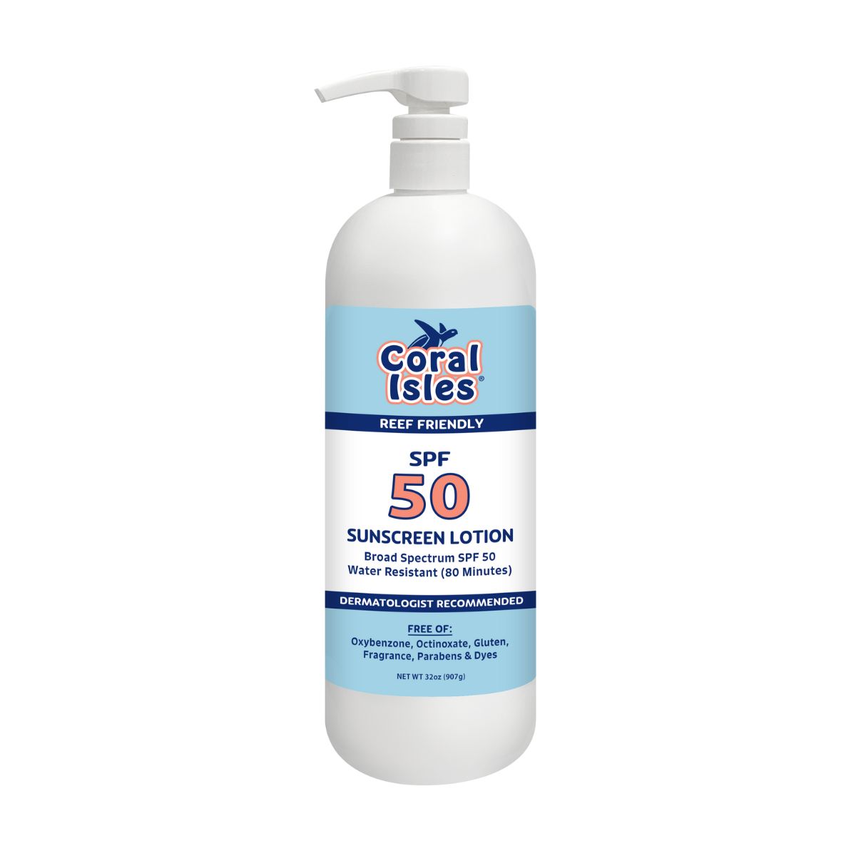 Coral Isles 32-oz Quart SPF 50 Lotion Sunscreen – The Lifeguard Store